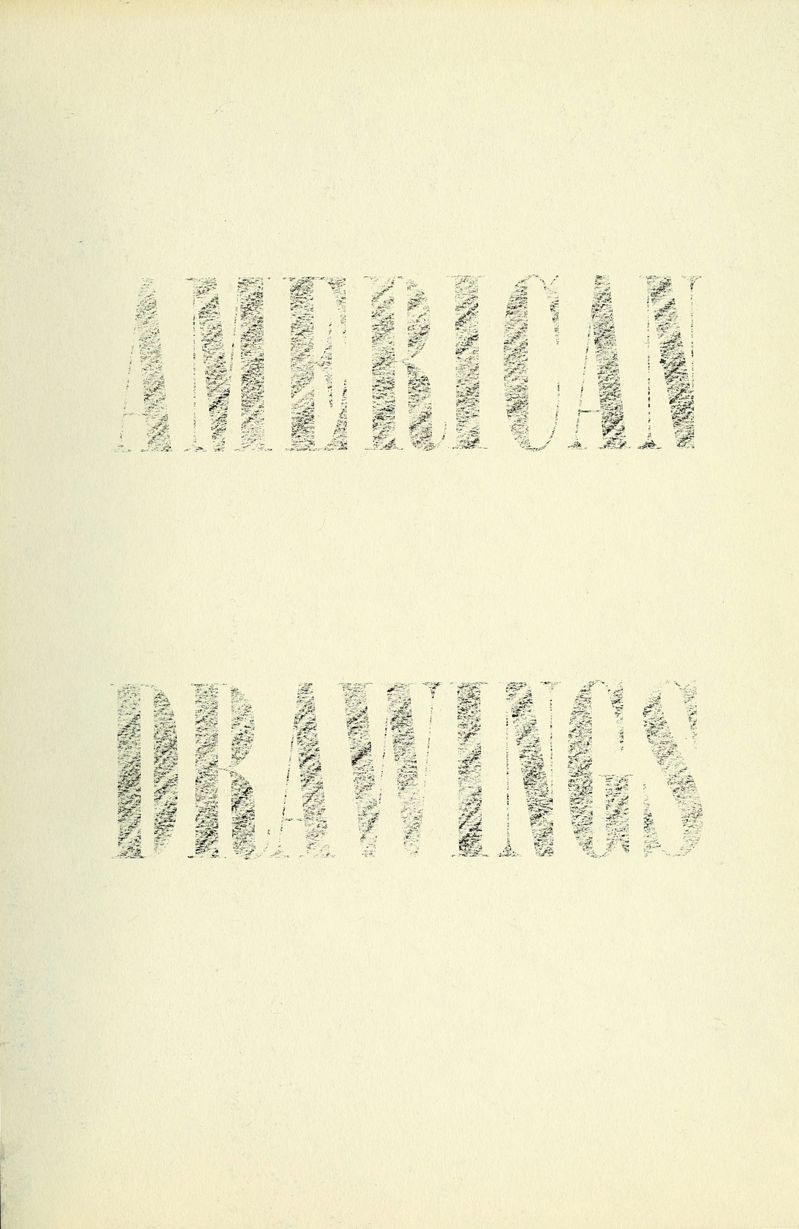 American Drawings | The Guggenheim Museums and Foundation
