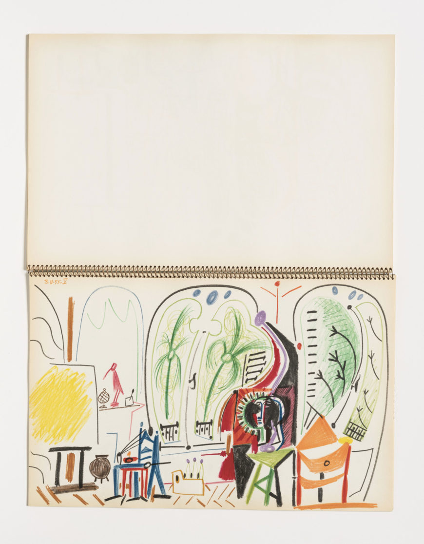 Picasso’s Bright, Enticing Sketchbook | Somavillas | by Claire Lui